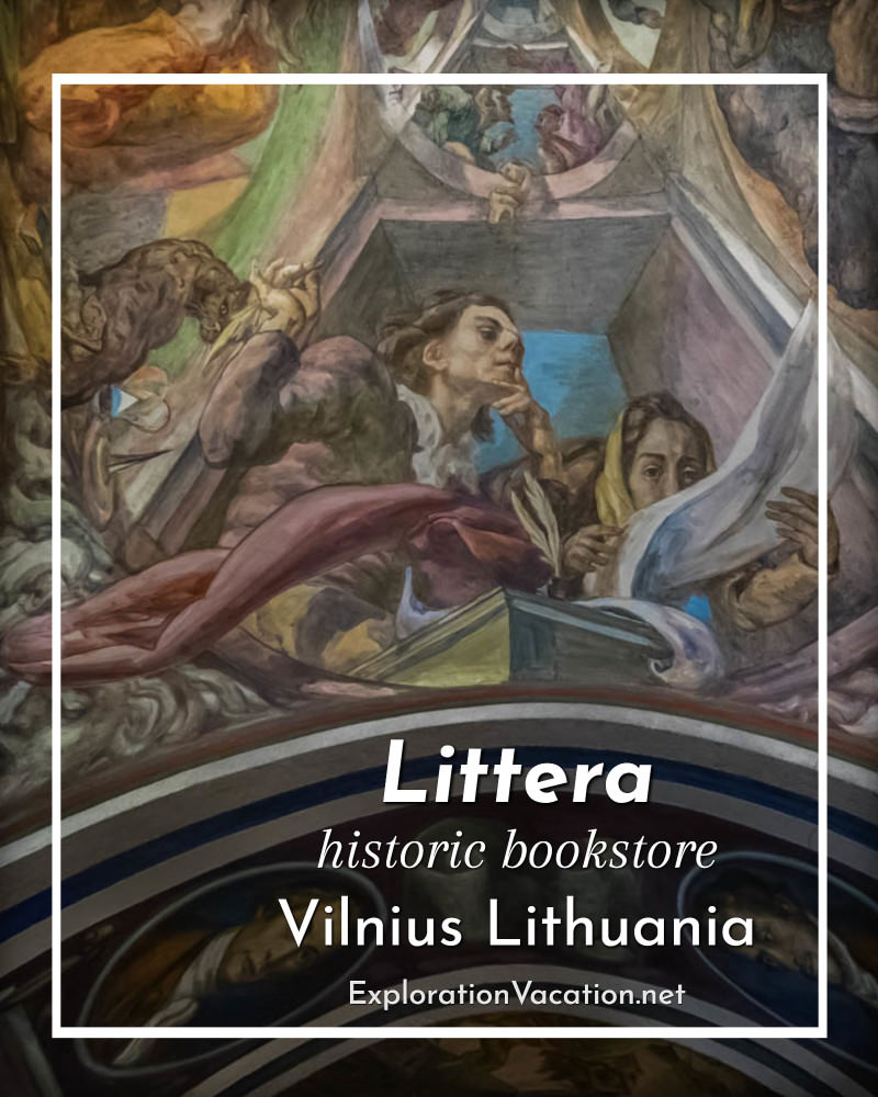 A frescoed history at Littera bookstore, Vilnius University ...