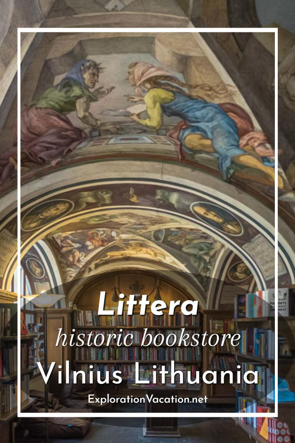 A frescoed history at Littera bookstore, Vilnius University ...