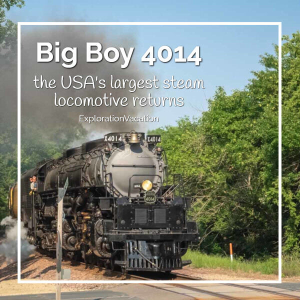 Chase a Union Pacific Big Boy across the USA - Exploration Vacation