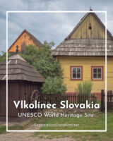 Vlkolínec UNESCO World Heritage site in Slovakia: A modern medieval ...