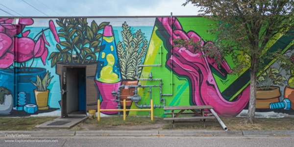 The Chroma Zone Saint Paul mural district - Exploration Vacation